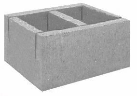 12" Knock Out Block - Jones & Sons Concrete & Masonry Products